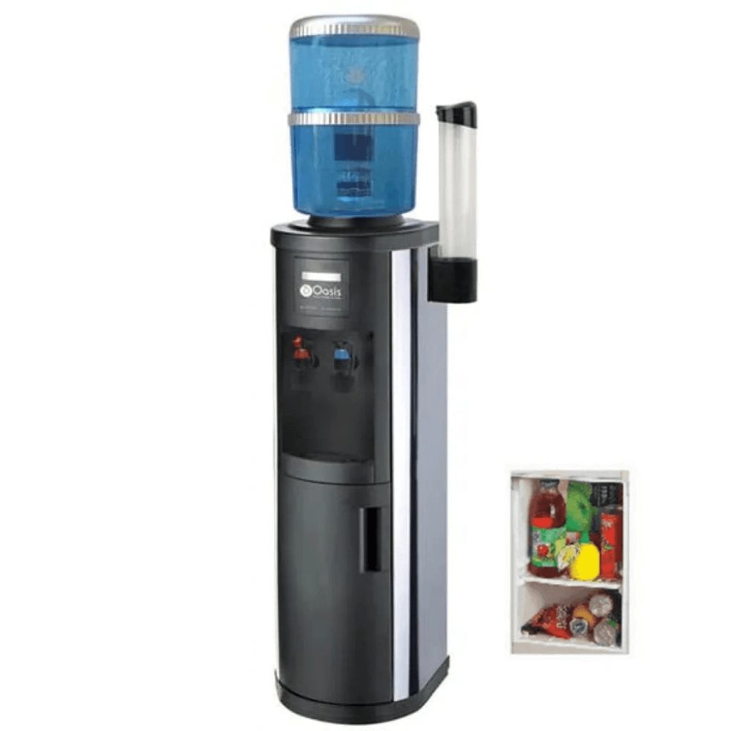 Inox Water Dispenser with Water Purifier & Fridge | Oasis Inox-ISSF-FF
