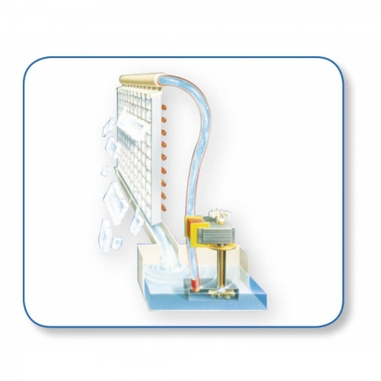 Scotsman Ice Machine With Vertical Cube System And Daily Production 458kg